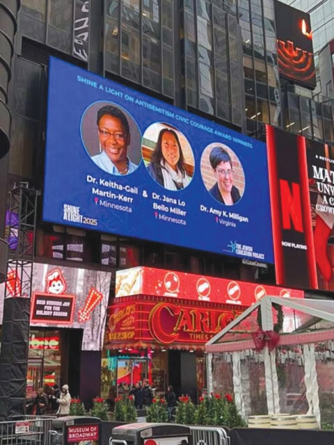 Amy Milligan named a Shine A Light on Antisemitism Civic Courage ...